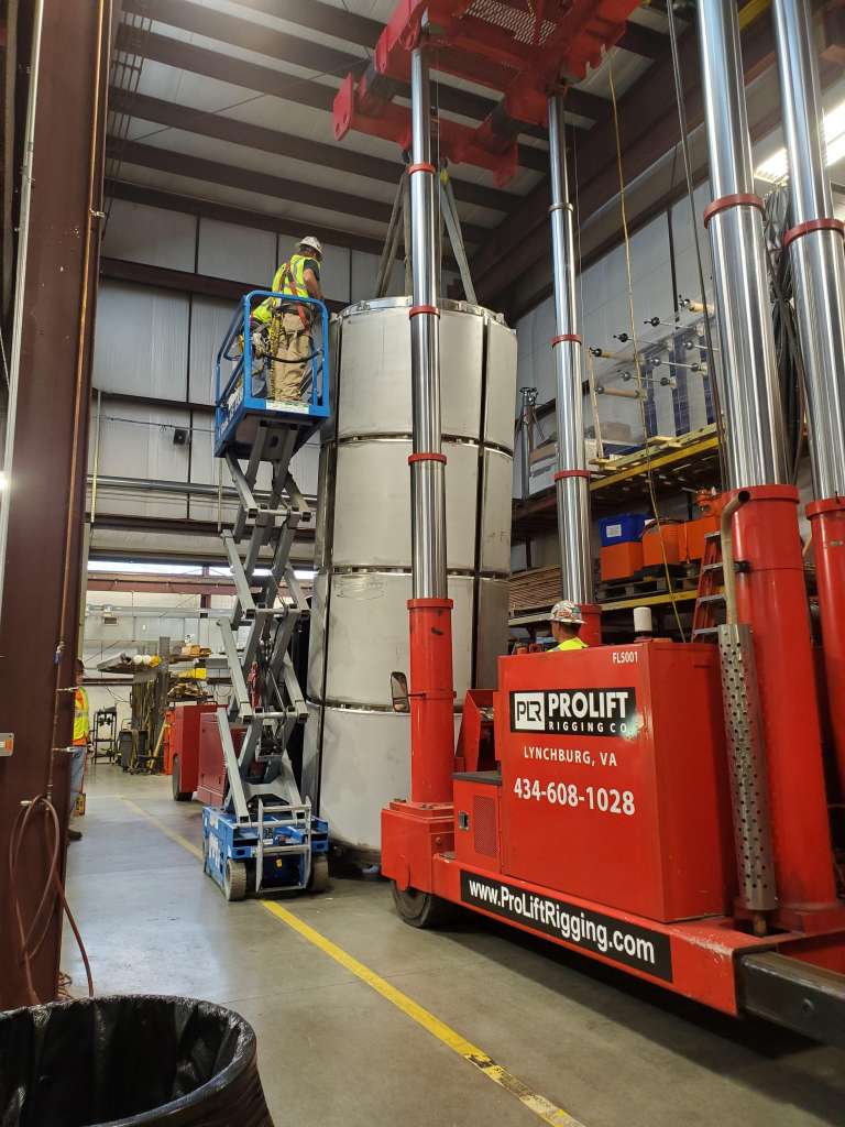 Manufacturing Project: Steel Cask Removal and Load Test