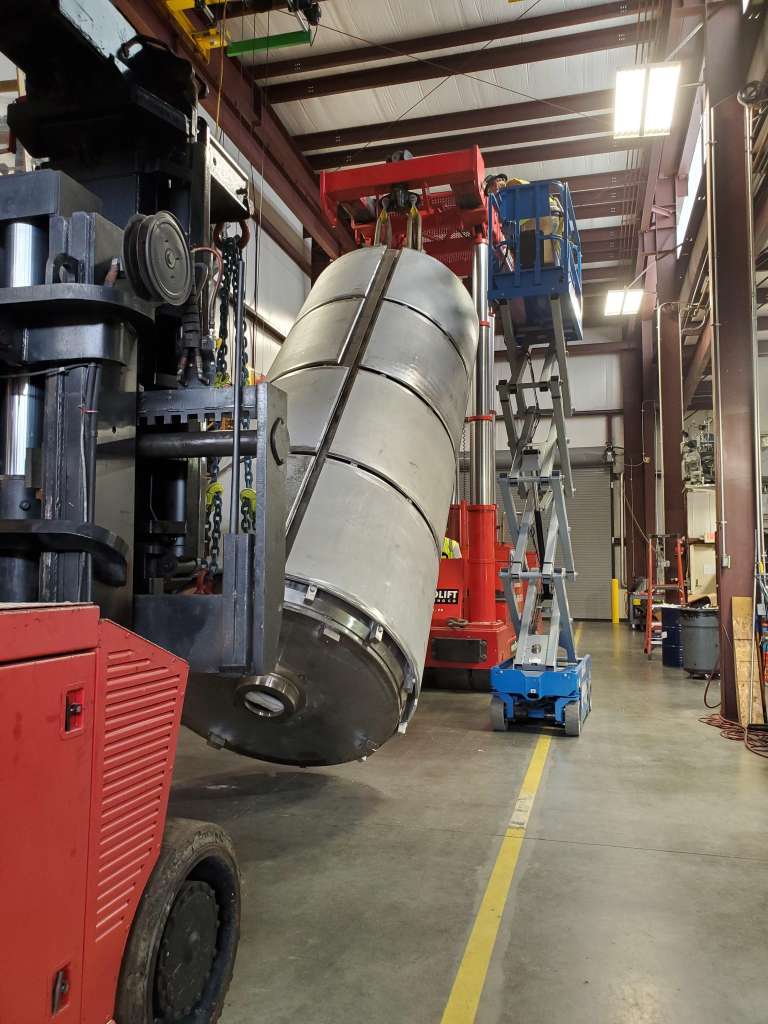 Manufacturing Project: Steel Cask Removal and Load Test